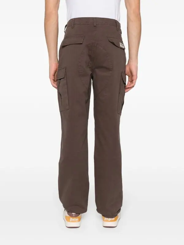 ICECREAM Running Dog Tapered-leg Trousers - Brown