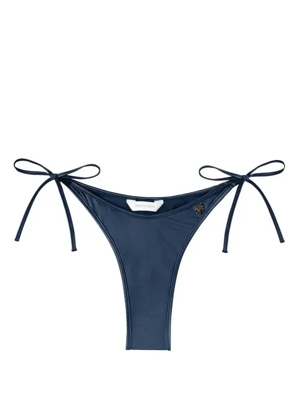 Palm Angels Metallic Bikini Bottom - Blue
