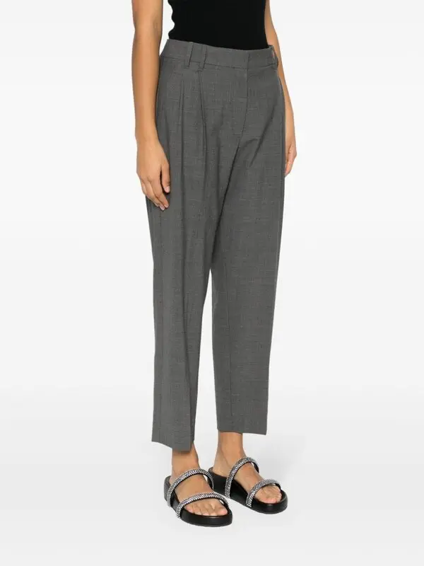 Brunello Cucinelli Pleated Tailored Trousers - Grey