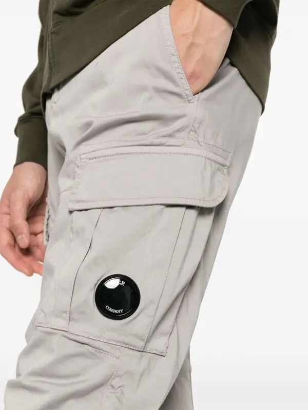 C.P. COMPANY Lens-detail Cargo Trousers - Grey