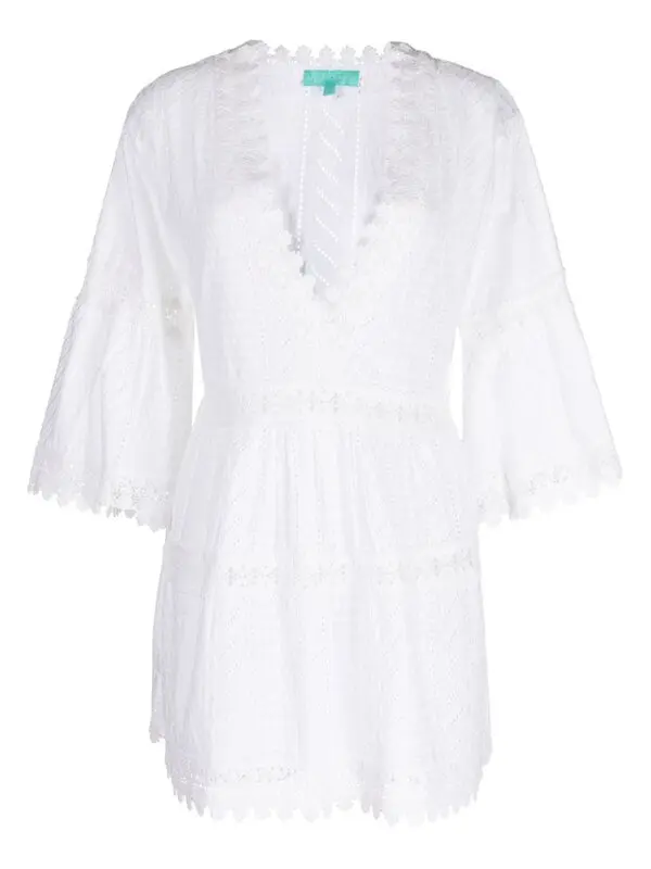 Melissa Odabash Victoria Cotton Dress - White