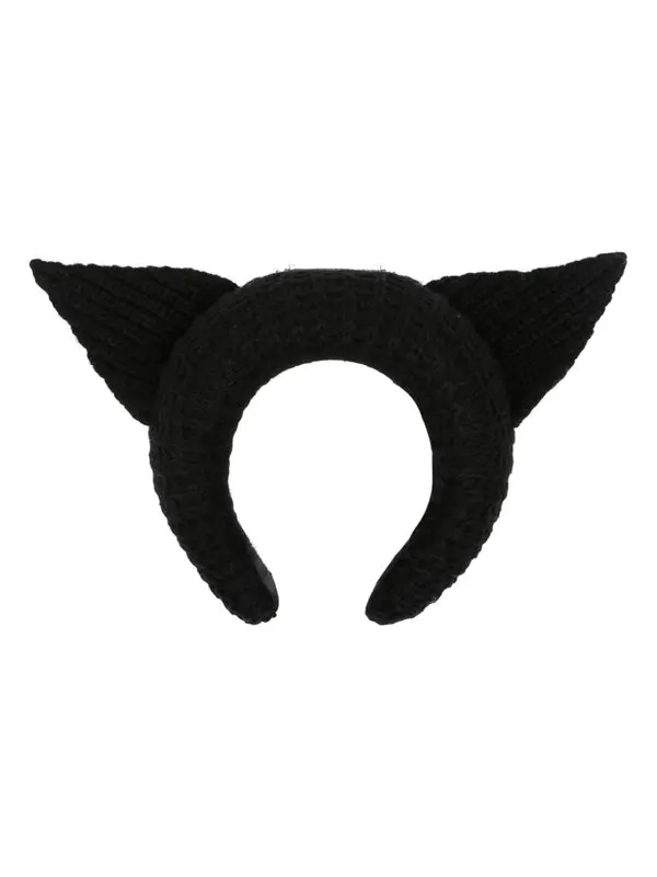 CHARLES JEFFREY Ears Alice Headband - Black