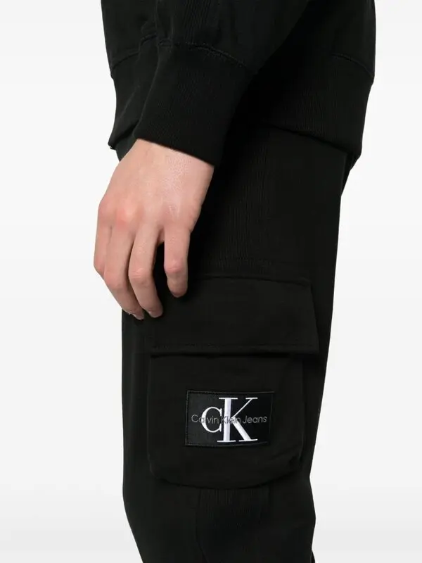 Calvin Klein Logo-patch Cotton Track-pants