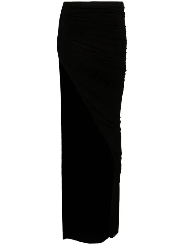 Rick Owens Edfu Draped Maxi Skirt