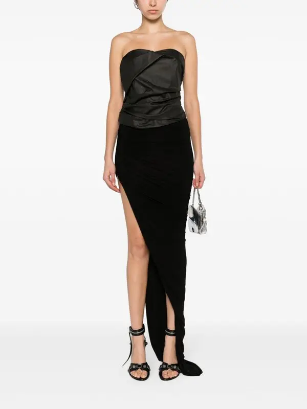 Rick Owens Edfu Draped Maxi Skirt