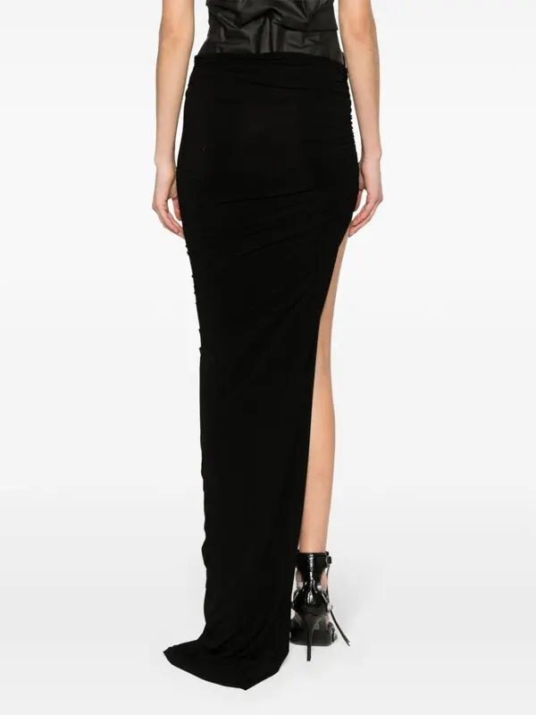 Rick Owens Edfu Draped Maxi Skirt