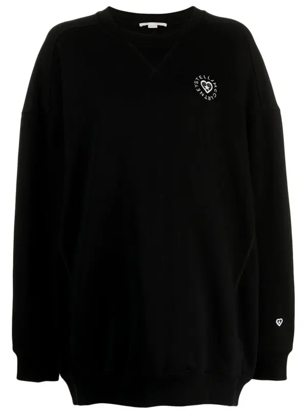 Stella McCartney Logo-patch Cotton Sweatshirt