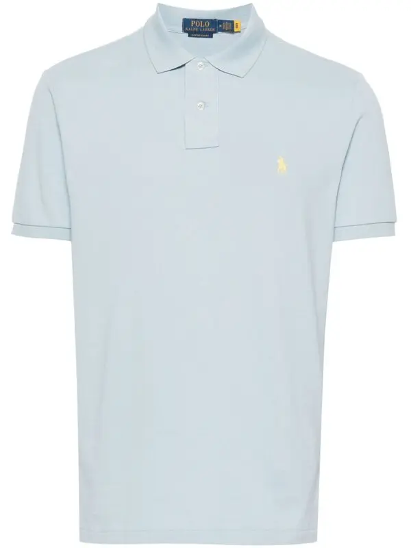 Polo Ralph Lauren Polo Pony-embroidered Polo Shirt - Blue