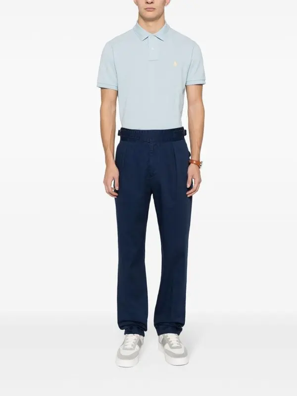 Polo Ralph Lauren Polo Pony-embroidered Polo Shirt - Blue