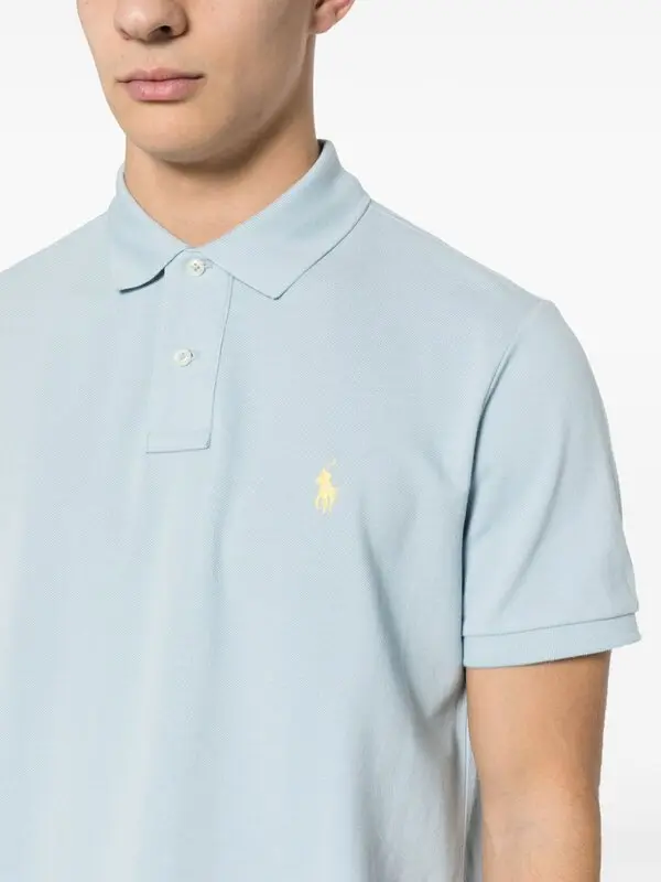 Polo Ralph Lauren Polo Pony-embroidered Polo Shirt - Blue