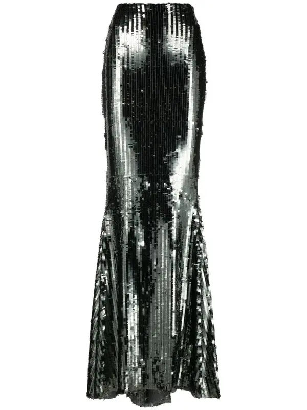 TALLER MARMO Sequinned Maxi Skirt