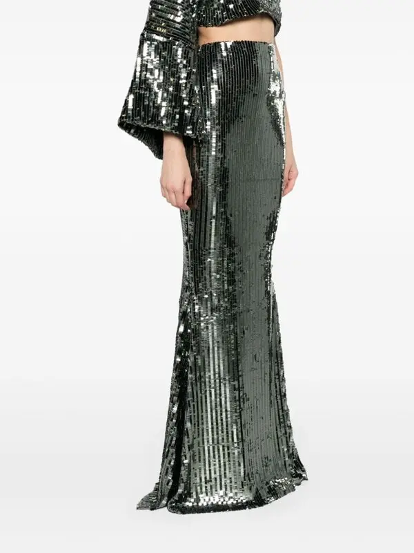 TALLER MARMO Sequinned Maxi Skirt