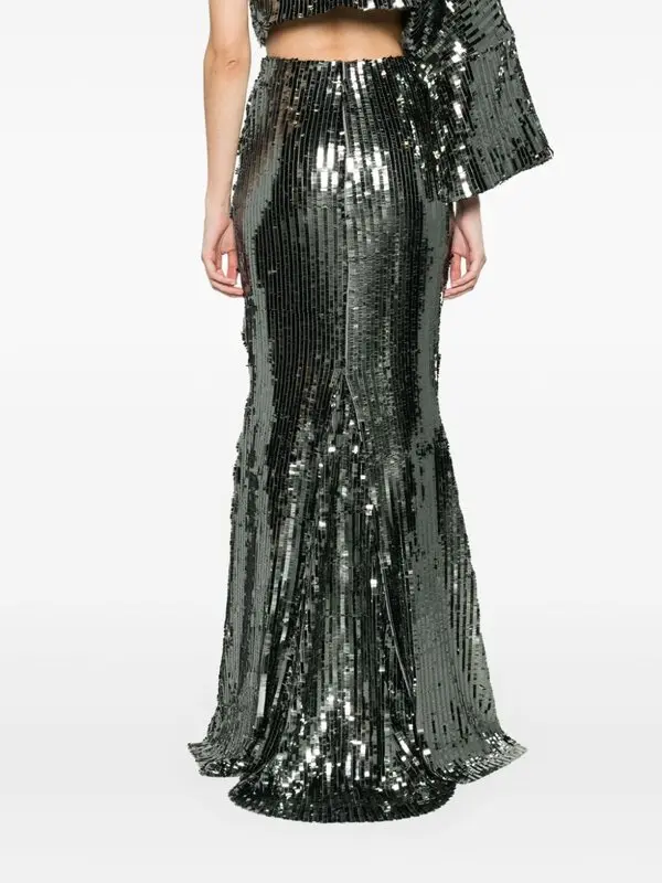 TALLER MARMO Sequinned Maxi Skirt