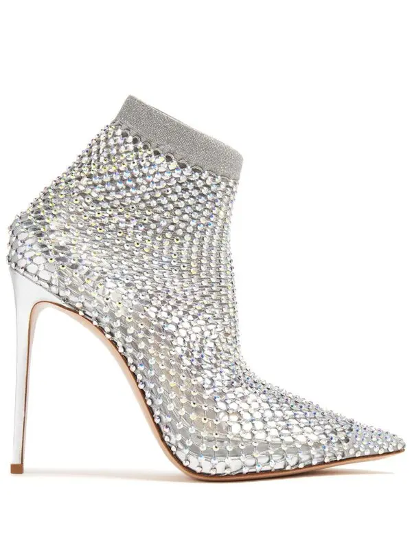 LE SILLA Gilda 120mm Leather Boots