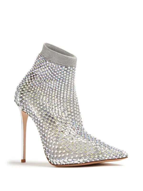 LE SILLA Gilda 120mm Leather Boots