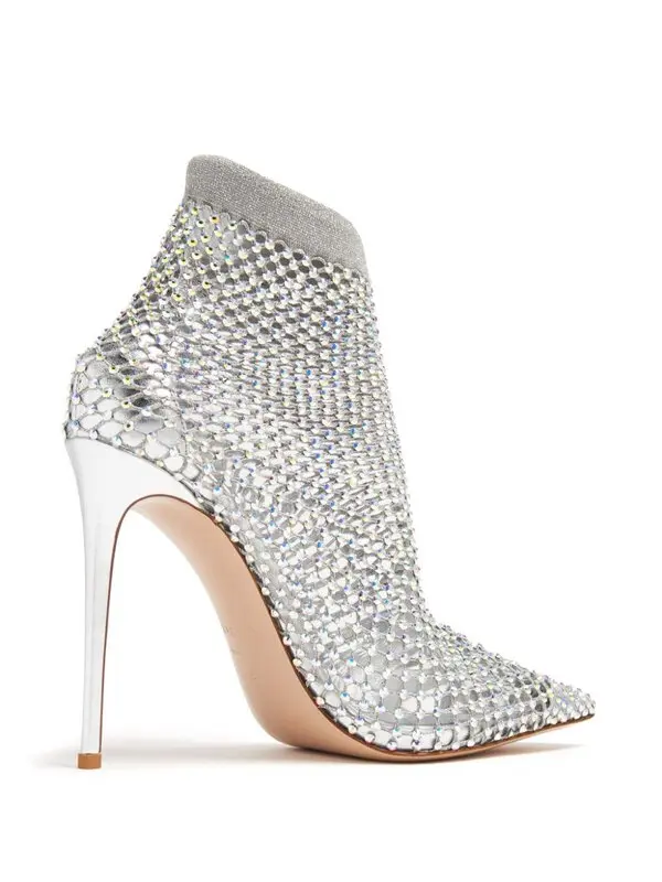 LE SILLA Gilda 120mm Leather Boots