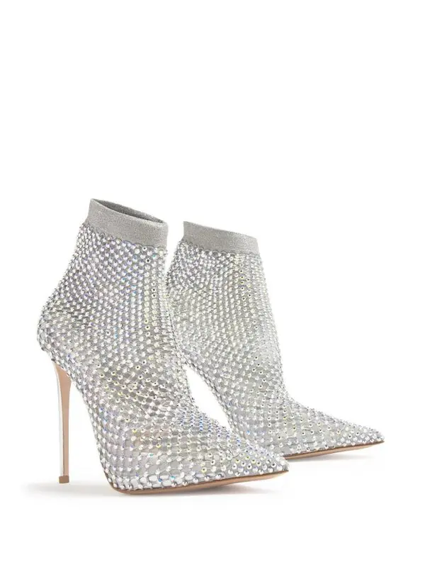 LE SILLA Gilda 120mm Leather Boots