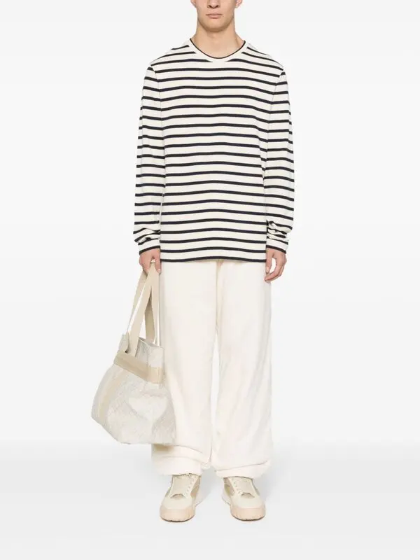 JIL SANDER Long-sleeve Striped Sweatshirt