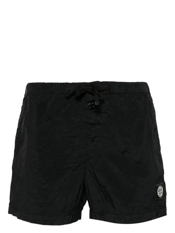 Stone Island Compass-patch Swim Shorts