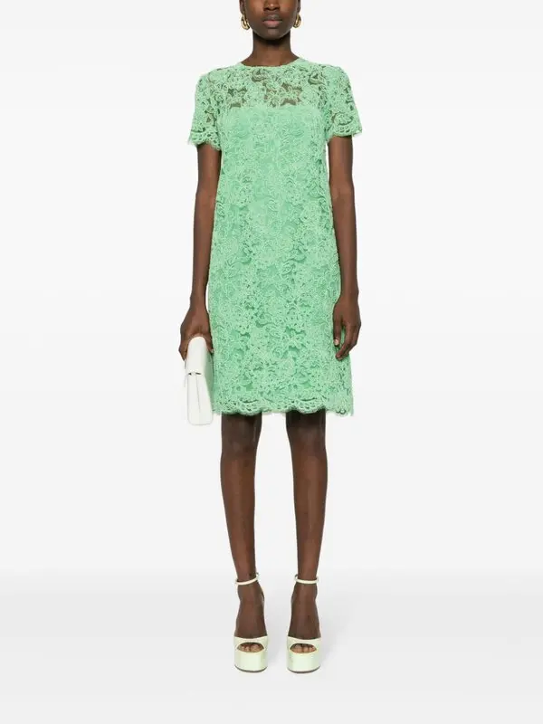Ermanno Scervino Floral Lace Midi Dress