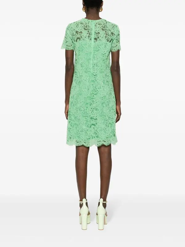 Ermanno Scervino Floral Lace Midi Dress