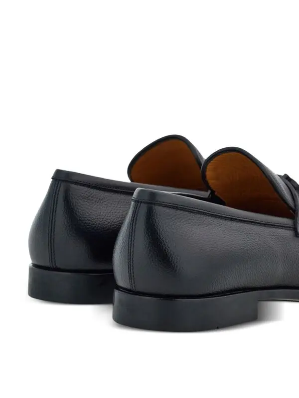 FERRAGAMO Gancini Ornament Moccasins - Black