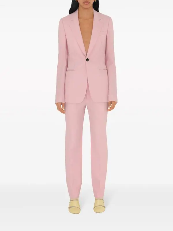 Burberry Single-breasted Wool Blazer