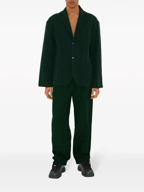 Burberry Drawstring Tailored Trousers - Green