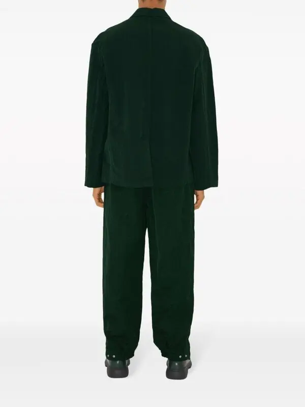 Burberry Drawstring Tailored Trousers - Green