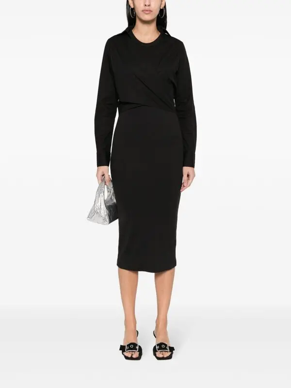 Veronica Beard Malone Layered Midi Dress