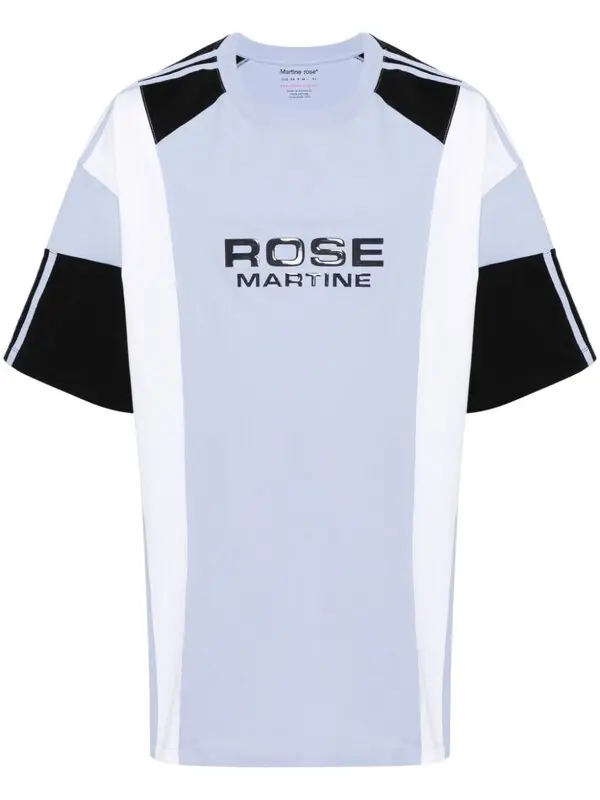 Martine Rose Logo-print Panelled T-shirt
