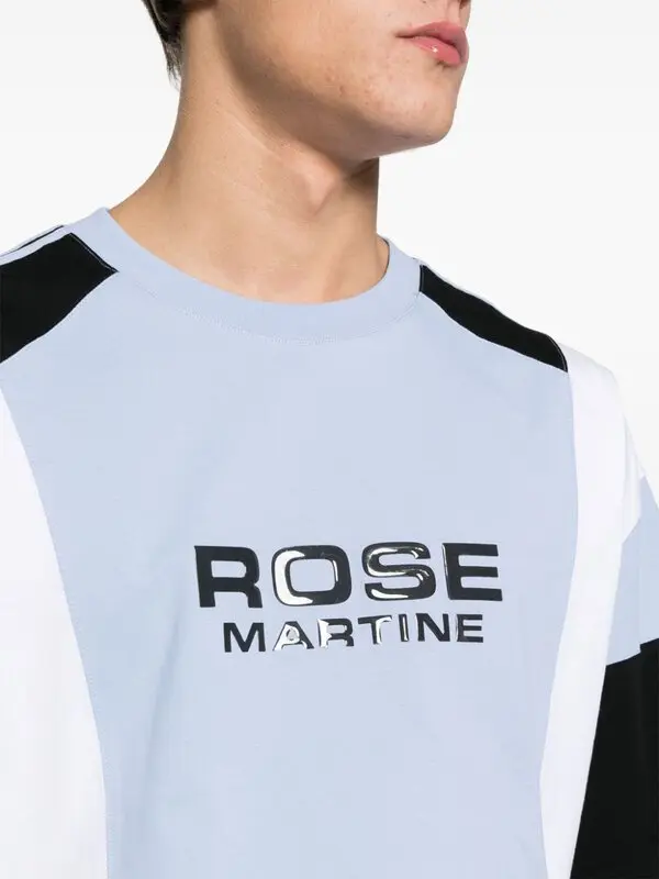 Martine Rose Logo-print Panelled T-shirt