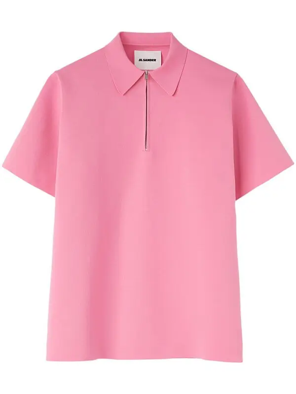 JIL SANDER Zipped Polo Shirt