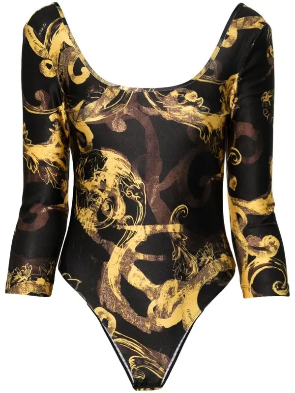 Versace Watercolour Print Bodysuit
