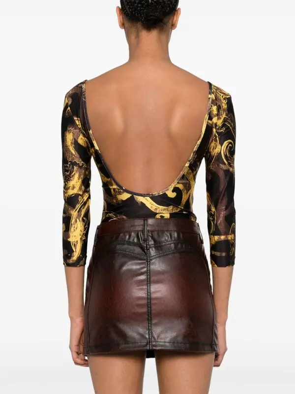 Versace Watercolour Print Bodysuit