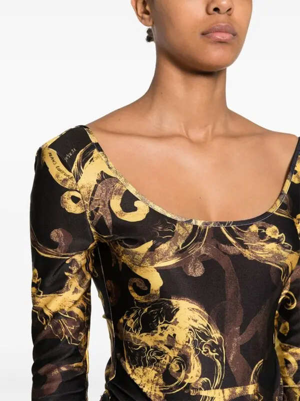 Versace Watercolour Print Bodysuit