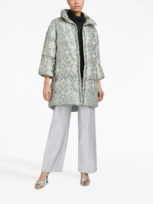 Cinq À Sept Diamond Floral Hallie Puffer Coat