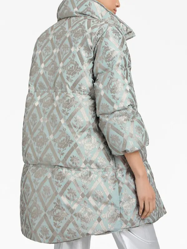 Cinq À Sept Diamond Floral Hallie Puffer Coat