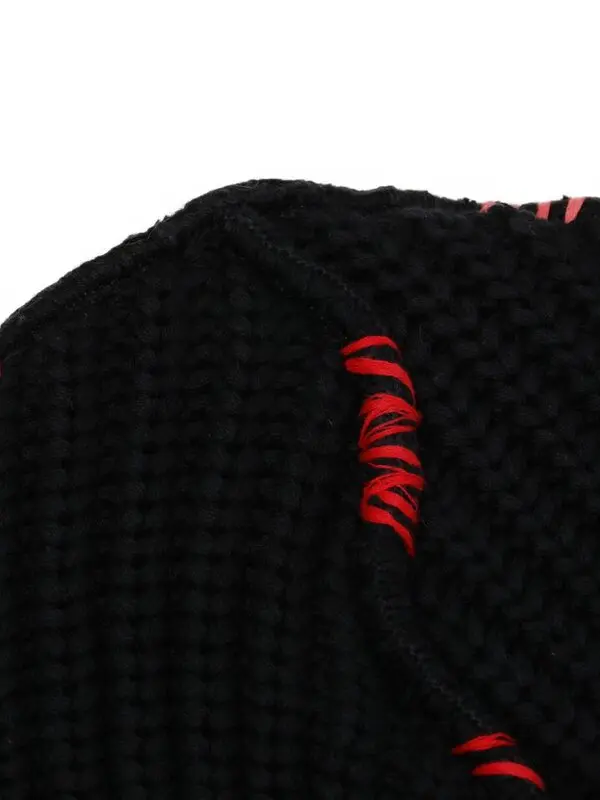 CHARLES JEFFREY Logo-patch Chunky-knit Beanie