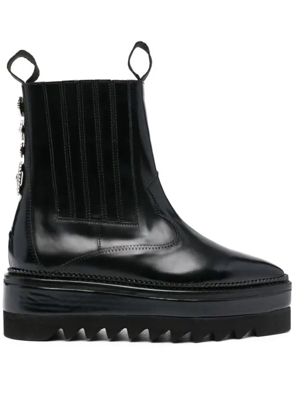 Toga Stud-embellished Platform Boots