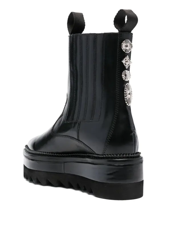 Toga Stud-embellished Platform Boots