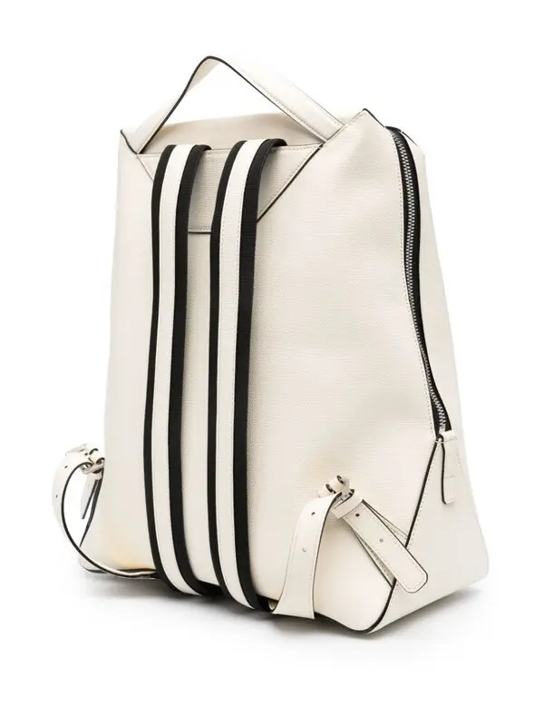 VALEXTRA Grained-leather Backpack