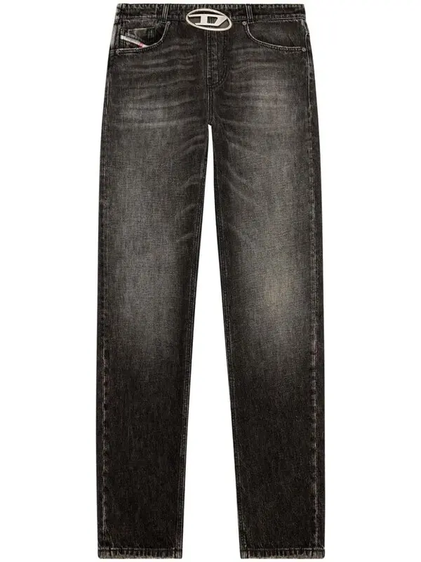 DIESEL® 2010 D-macs 0jgae Straight-leg Jeans - Black