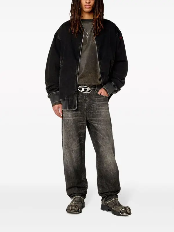 DIESEL® 2010 D-macs 0jgae Straight-leg Jeans - Black