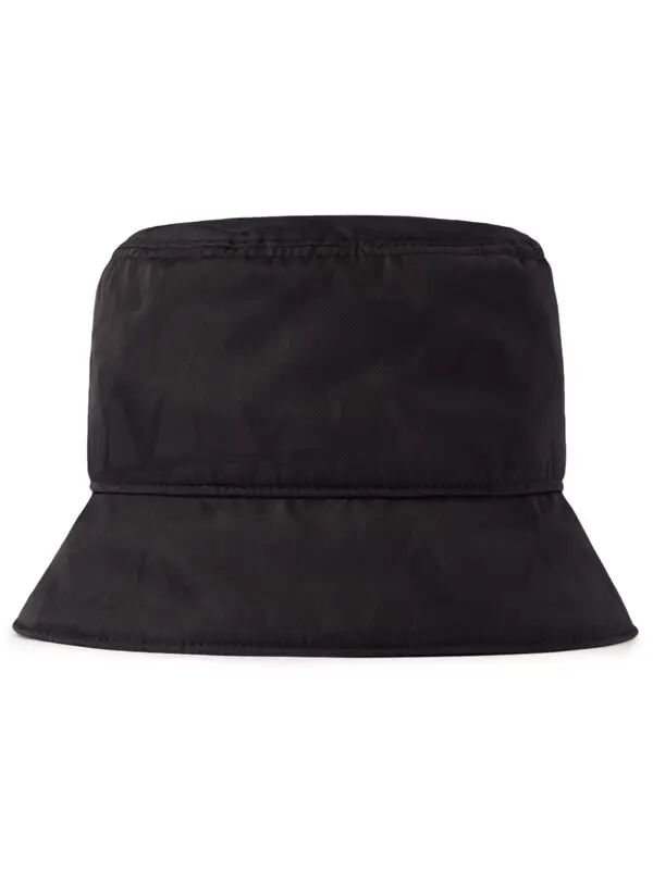 Valentino Garavani Toile Iconographe Reversible Bucket Hat - Black