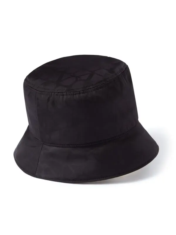Valentino Garavani Toile Iconographe Reversible Bucket Hat - Black