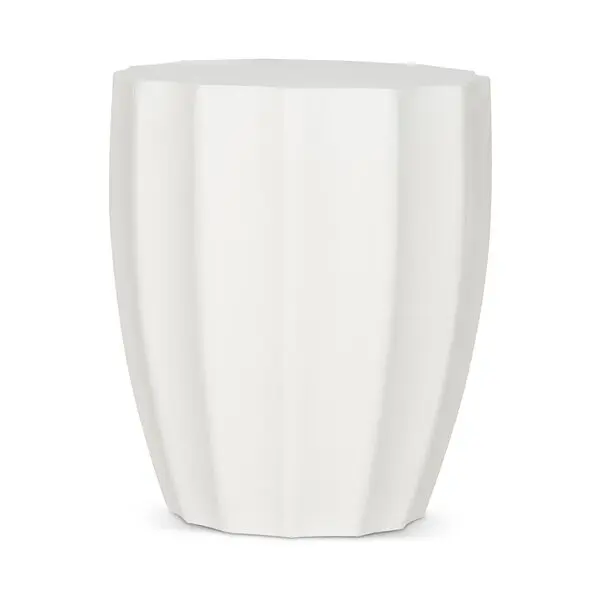 SAFAVIEH Jaslyn Indoor/outdoor Modern Concrete Round Accent Table - Ivory