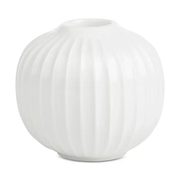 ROSENDAHL Kahler Hammershoi Candle Holder Medium Round - White