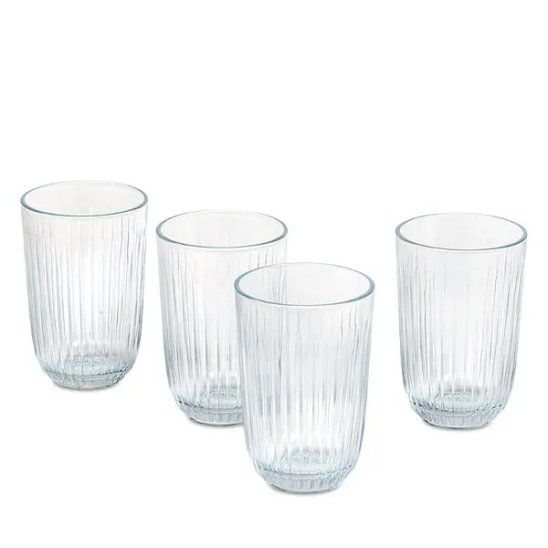 ROSENDAHL Kahler Hammershi Tumbler, Set Of 4 - Clear