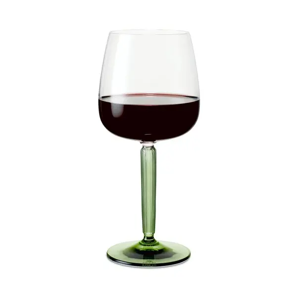 Rosendahl Kahler Hammershoi Red Wine Glass, Set Of 2 - Green